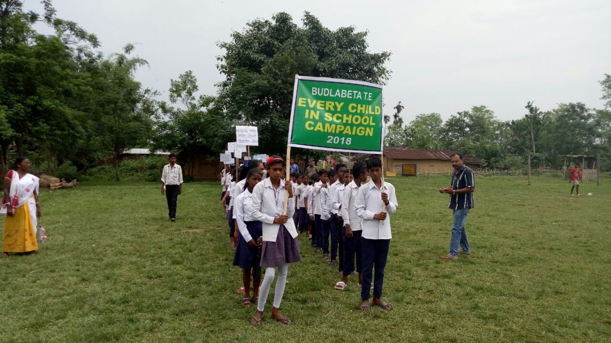 Trying to bring Every Child in School at Apeejay Tea’s Budlabeta Tea ...